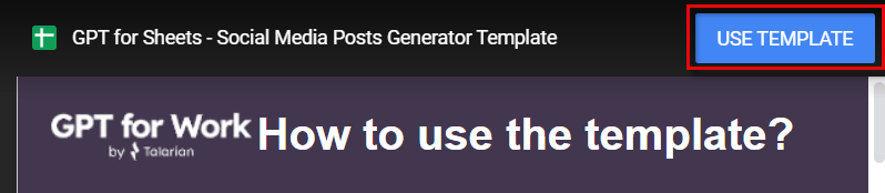 ChatGPT for Google Sheets - How-to guide • Gptforwork.com